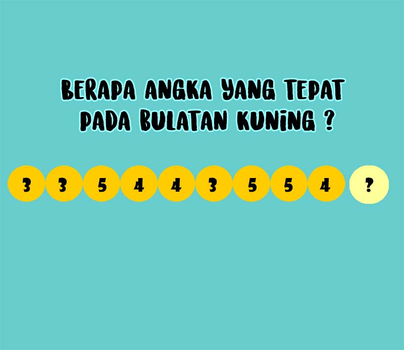 Berapa Angka Pada Bulatan Kuning